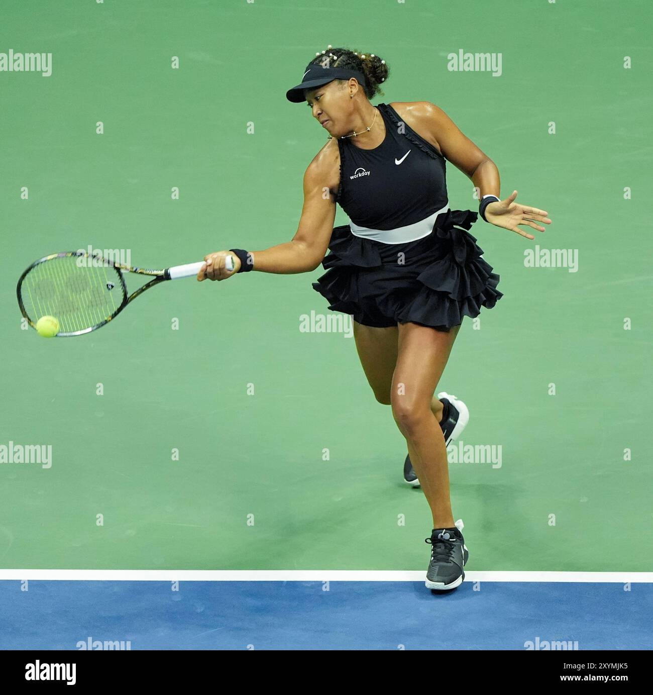 August 29, 2024: Naomi Osaka (JPN) loses to Karolina Muchova (CZE) iat ...