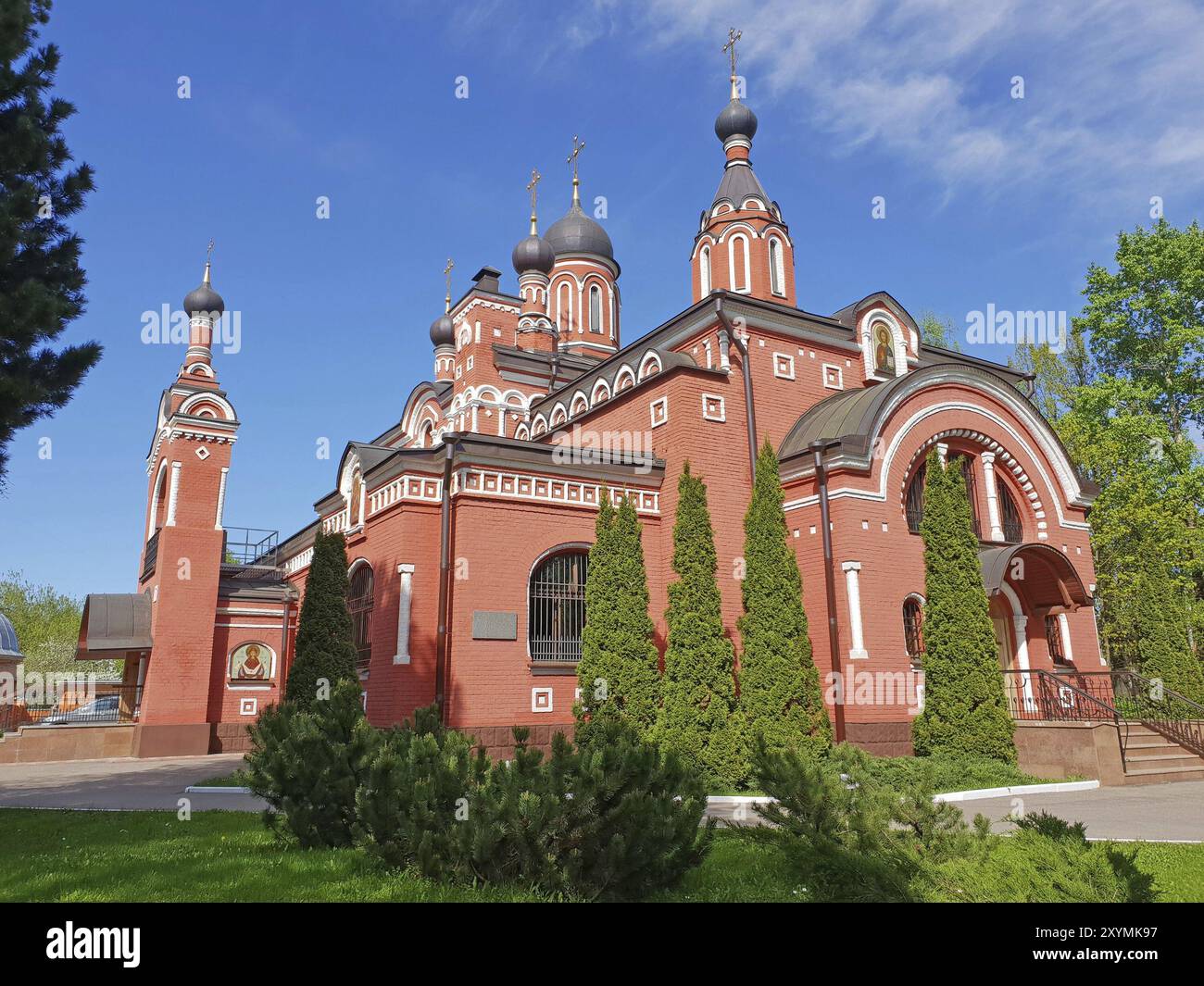 A Trinity temple in a Skhodnya, Russia, Europe Stock Photo - Alamy