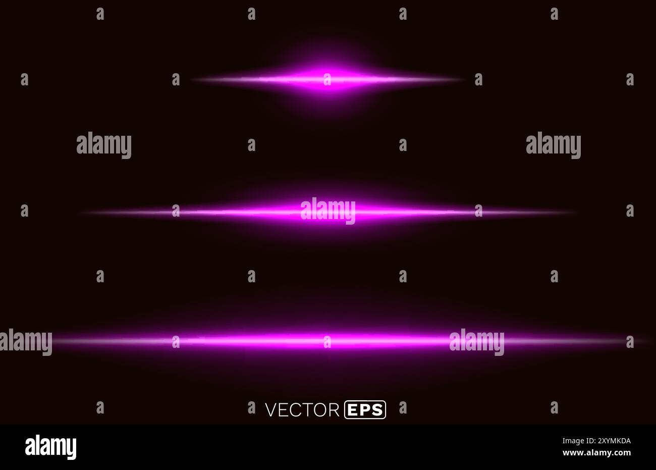 Laser light beam on black background. Vector Stock Vector Image & Art ...