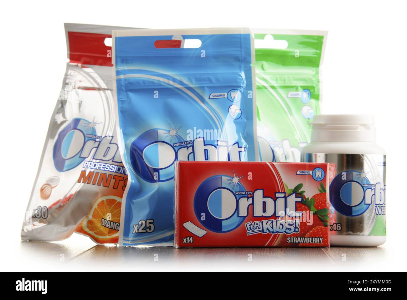 Flagship products of Wrigley Company, the largest manufacturer and ...