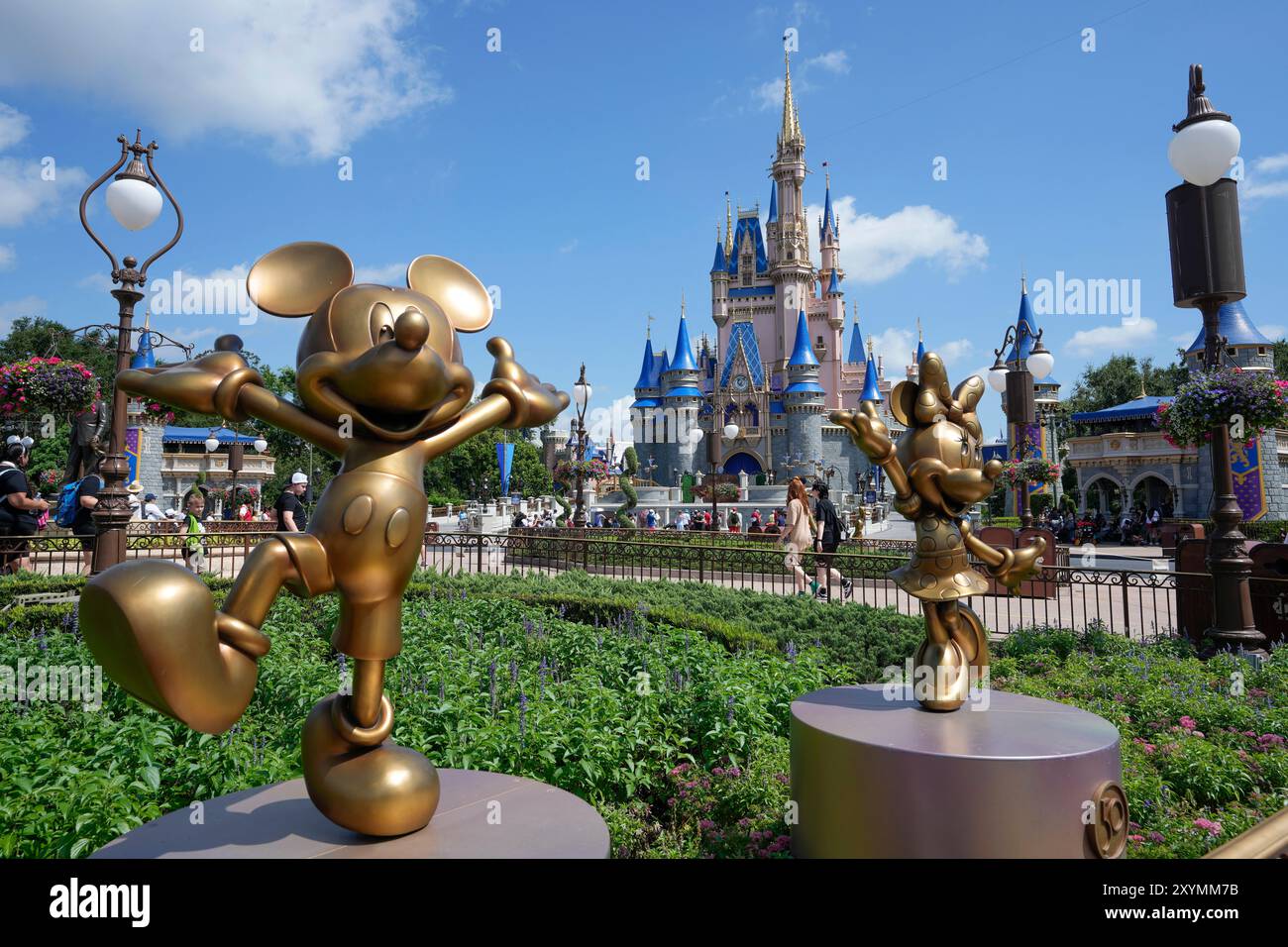 FILE - The Cinderella Castle is seen at the Magic Kingdom at Walt ...