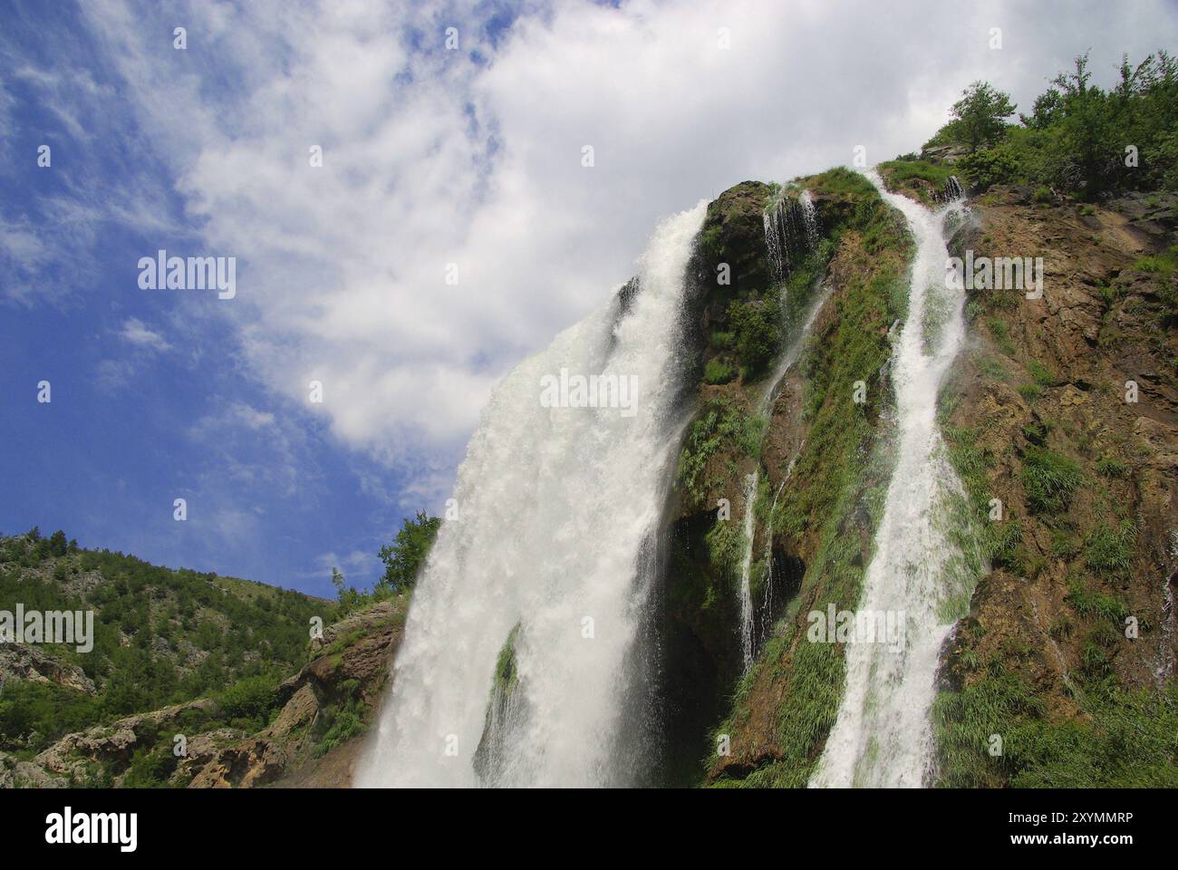 Krcic waterfalls, Krcic waterfall Stock Photo - Alamy