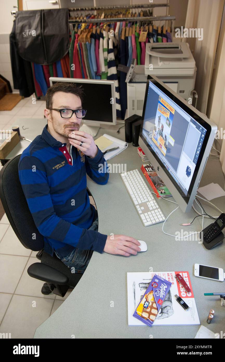 Male, Graphic Designer Work Male, Caucasian Graphic Designer Work ...