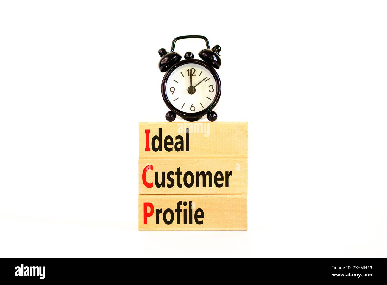 ICP ideal customer profile symbol. Concept words ICP ideal customer ...