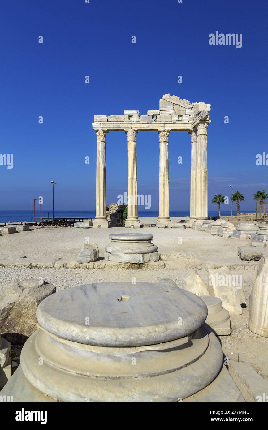 Temple of Apollo, Side, Turkey, Asia Stock Photo - Alamy
