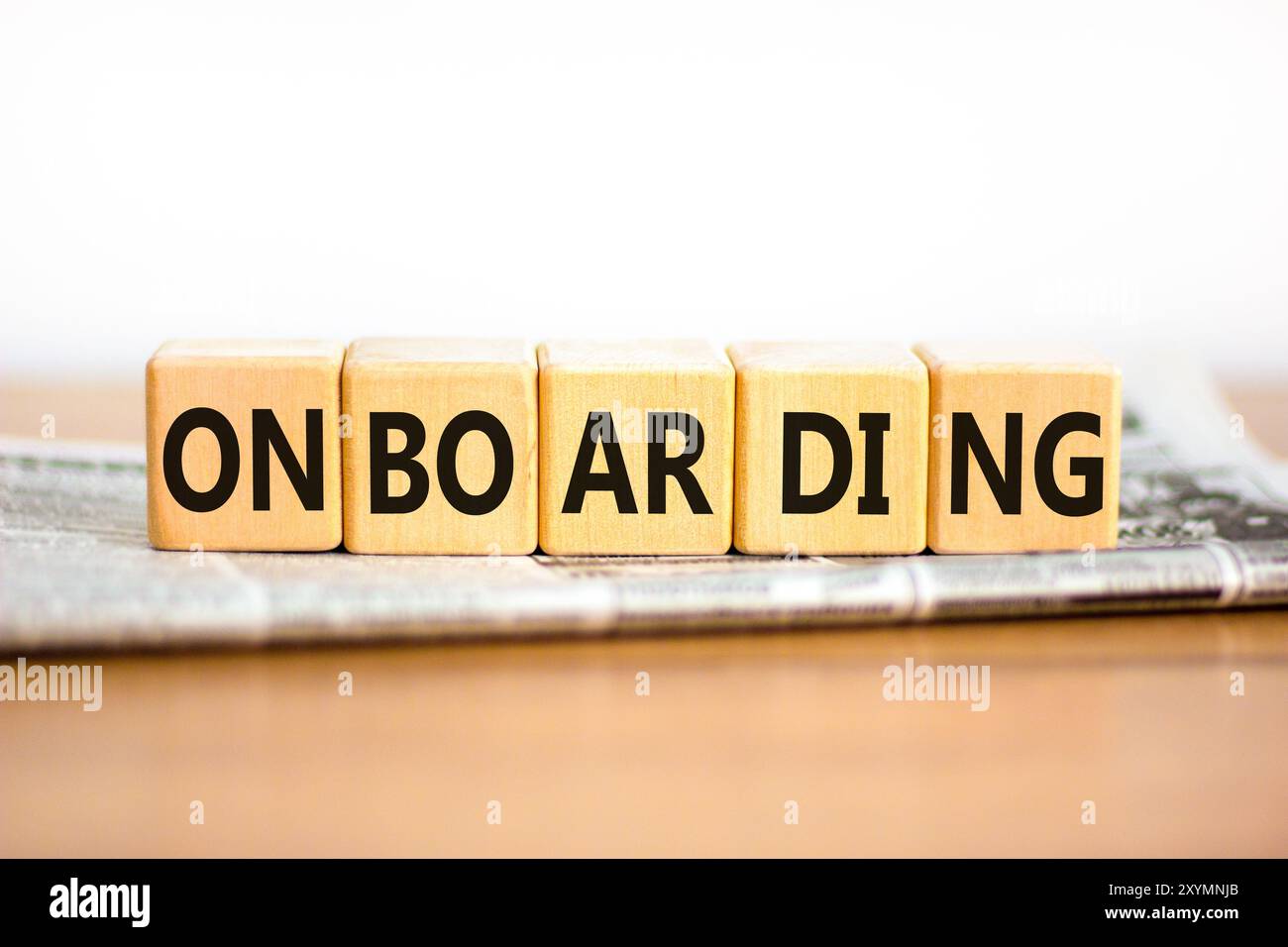 Onboarding success symbol. Concept word Onboarding on wooden blocks ...