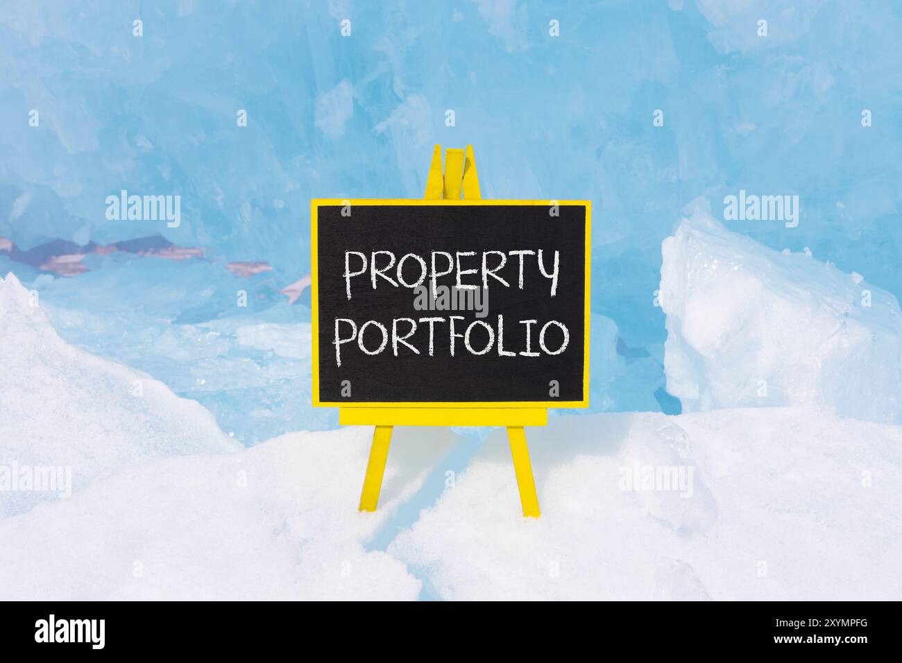 Property portfolio symbol. Concept words Property portfolio on ...