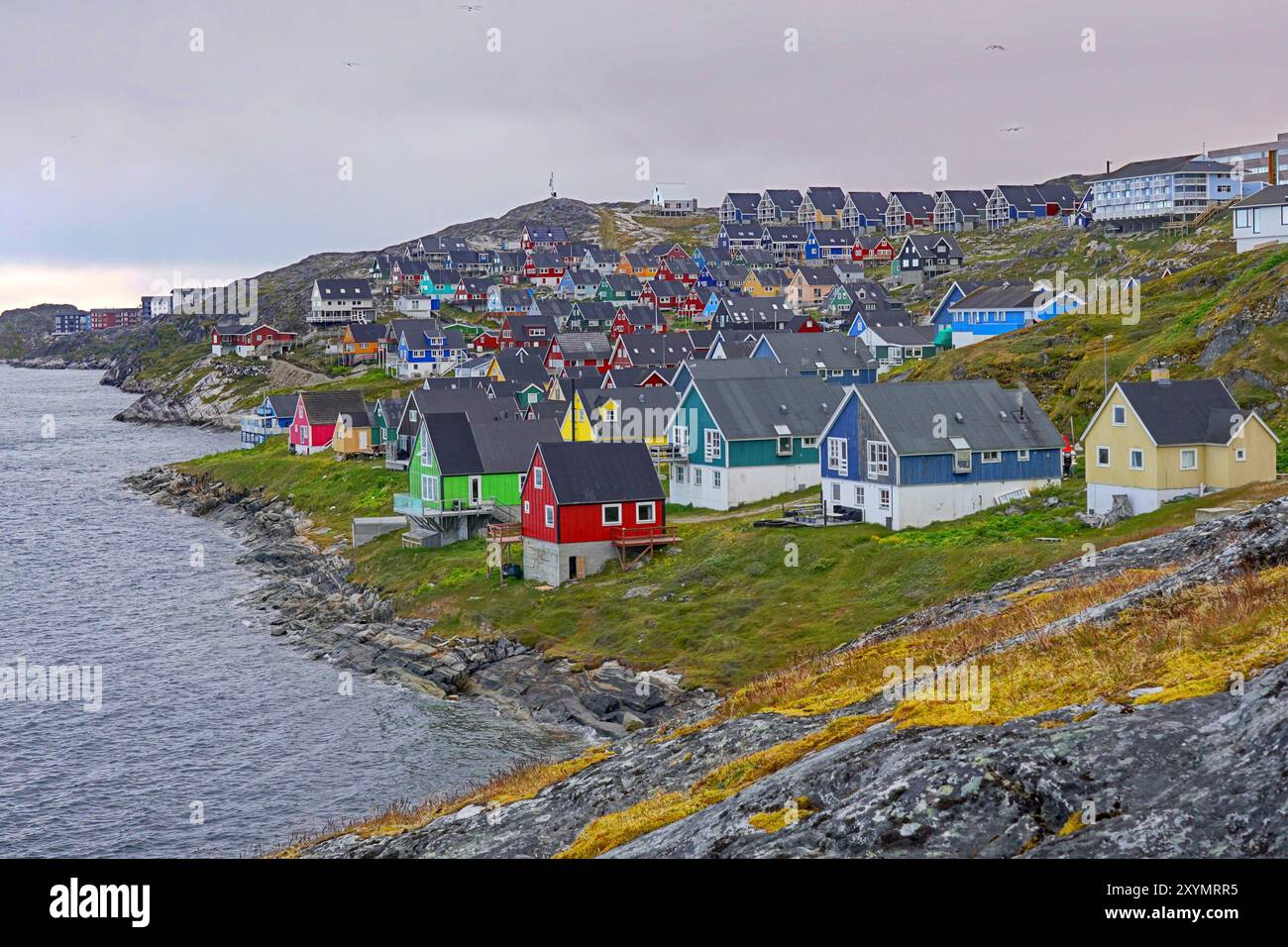 Colorful houses nuuk greenland hi-res stock photography and images - Alamy