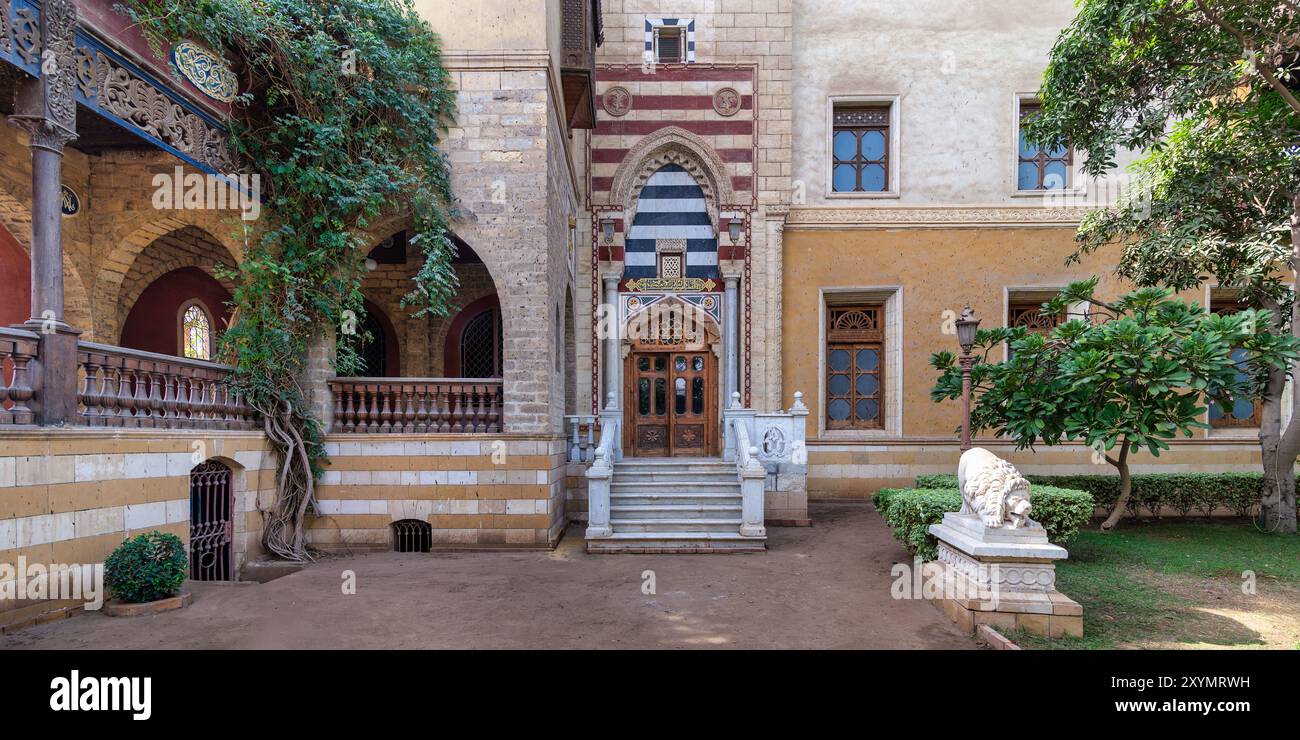 The intricate architecture of Prince Naguib Palace Cairo, Egypt ...