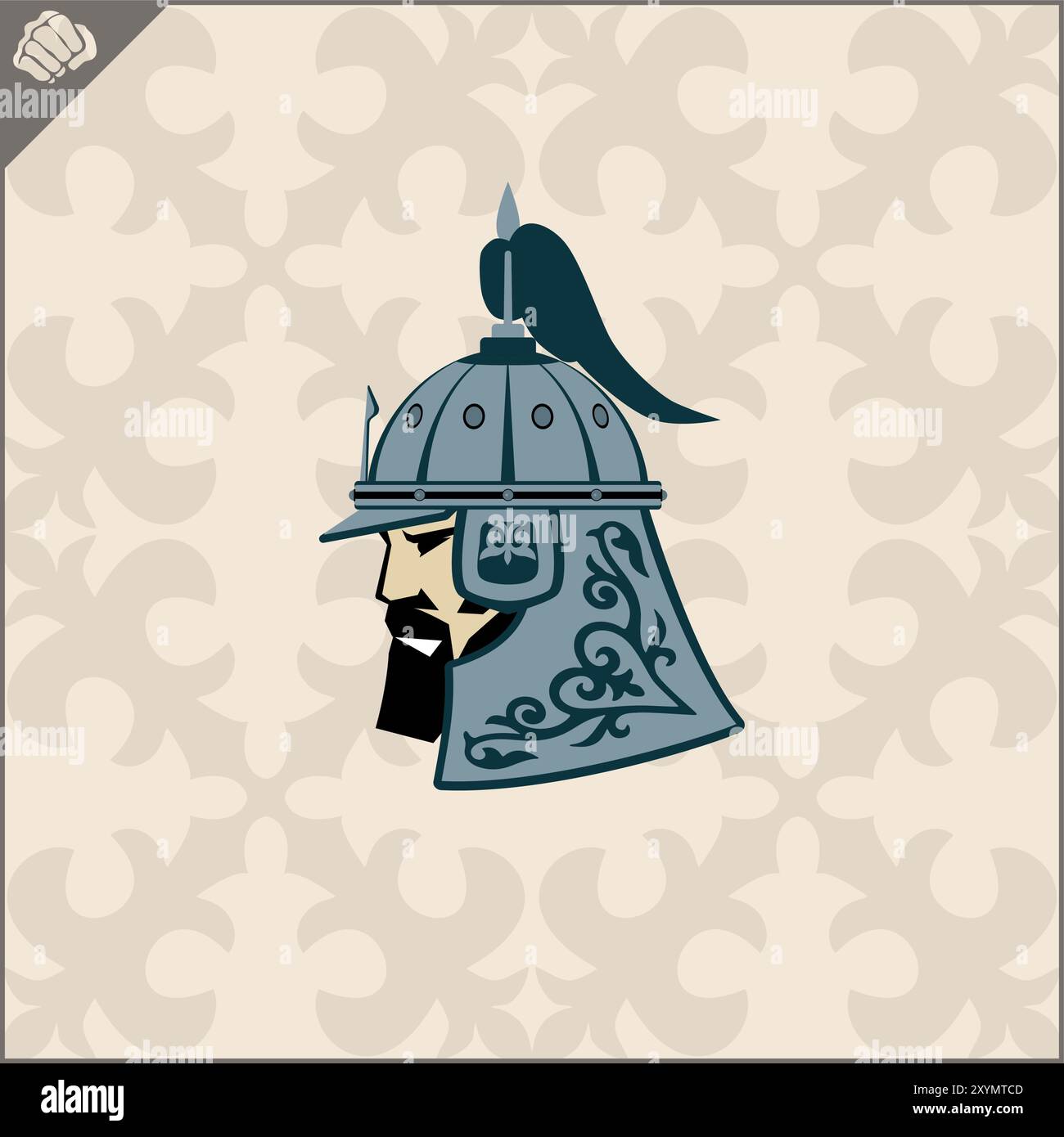 Ethnic patterns. Traditions of nomads, Kazakh steppes, Asian Mongolian ...