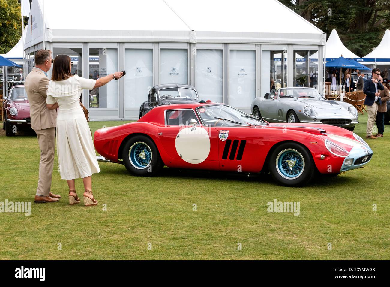 Ferrari GTO's at Salon Prive Concours 2024 at Blenheim Palace Woodstock ...