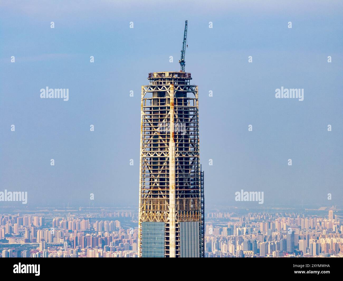 TIANJIN, CHINA - AUGUST 28, 2024 - The 597-meter high Goldin Finance ...