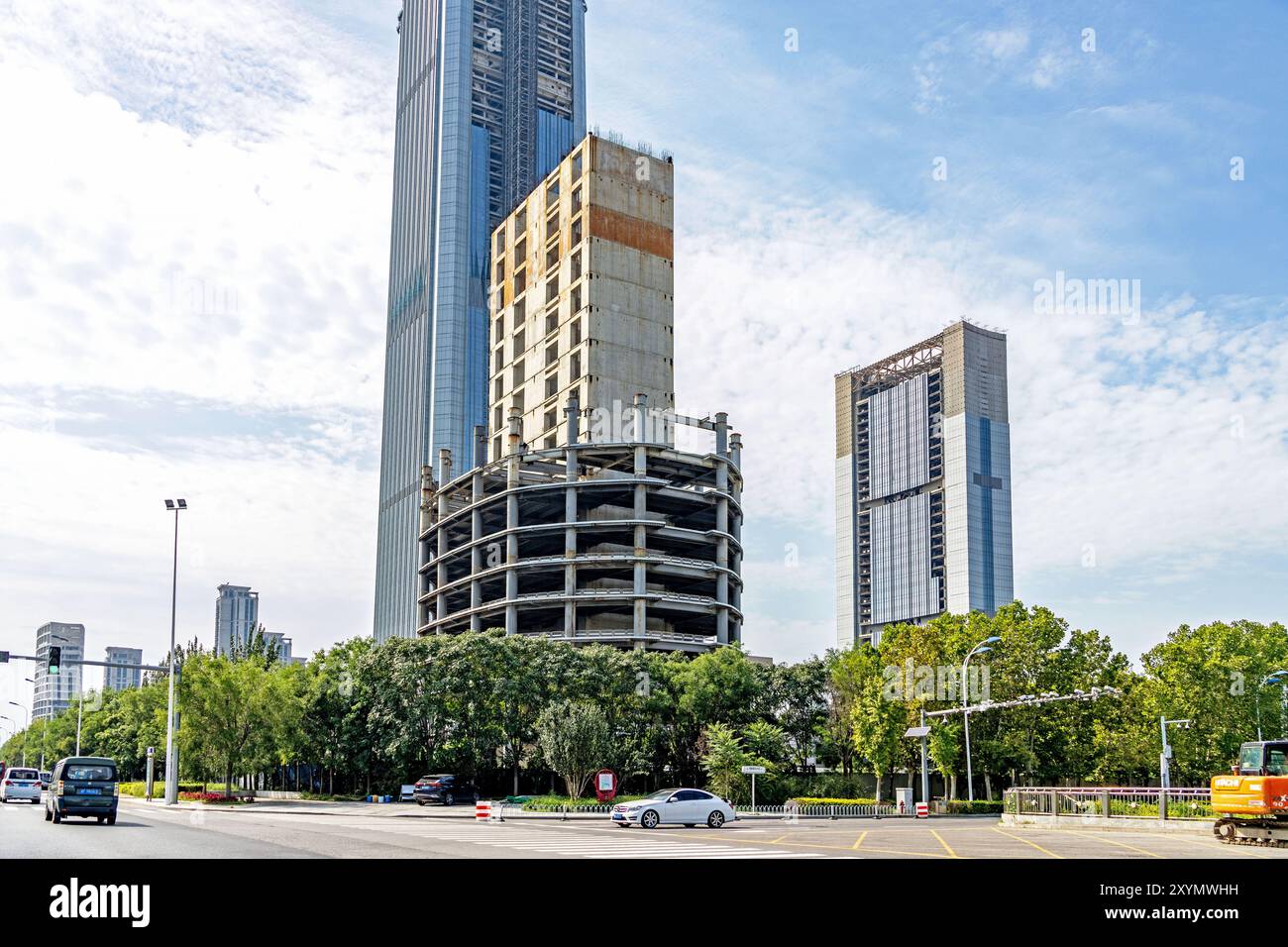 TIANJIN, CHINA - AUGUST 28, 2024 - The 597-meter high Goldin Finance ...