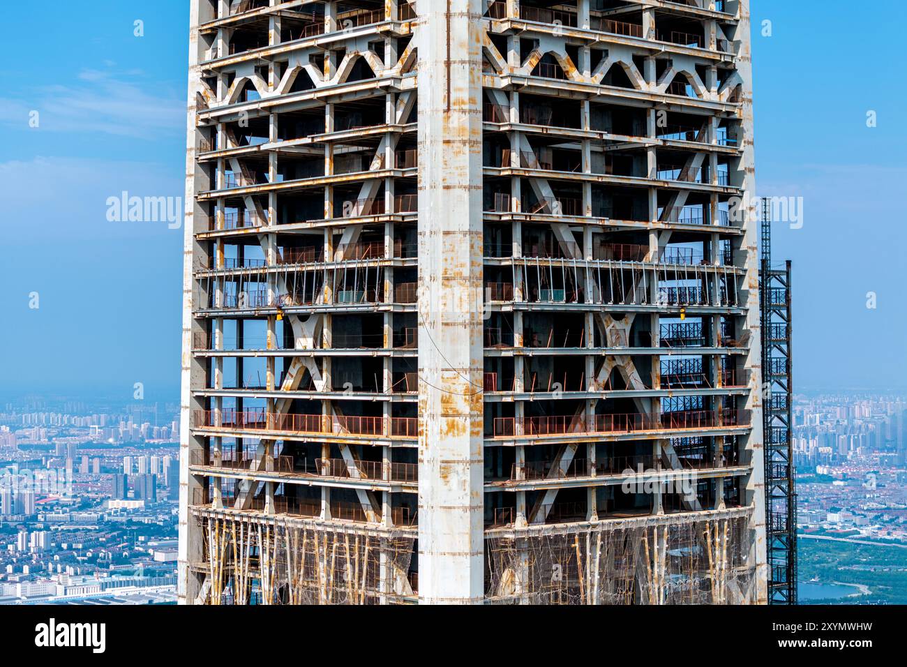 TIANJIN, CHINA - AUGUST 28, 2024 - The 597-meter high Goldin Finance ...