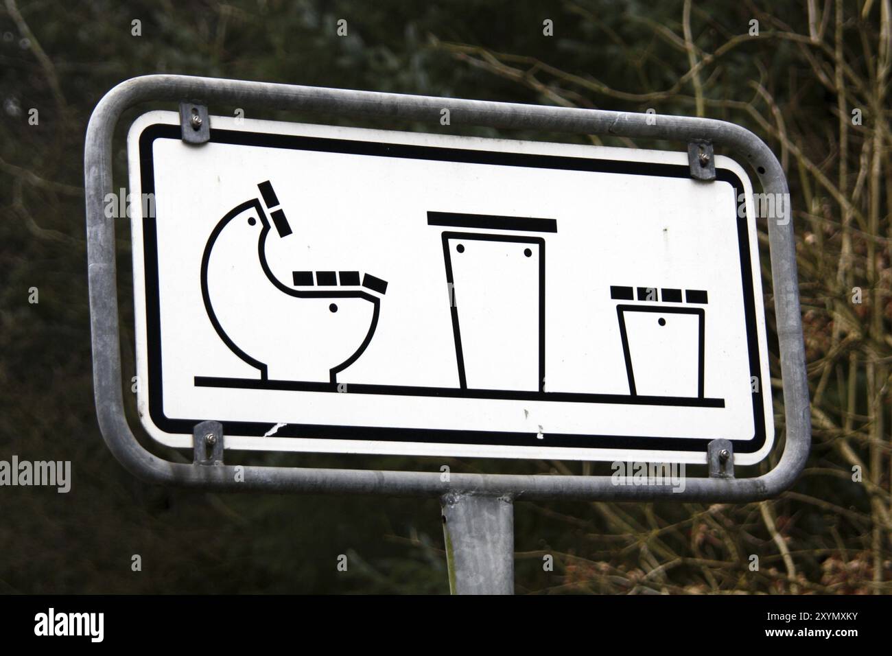 Picnic area sign Stock Photo - Alamy