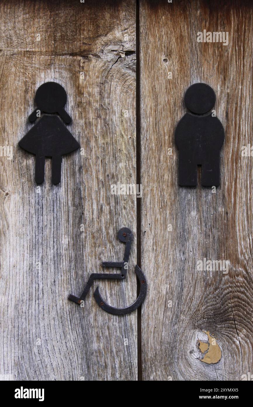 Toilet door marking hi-res stock photography and images - Alamy