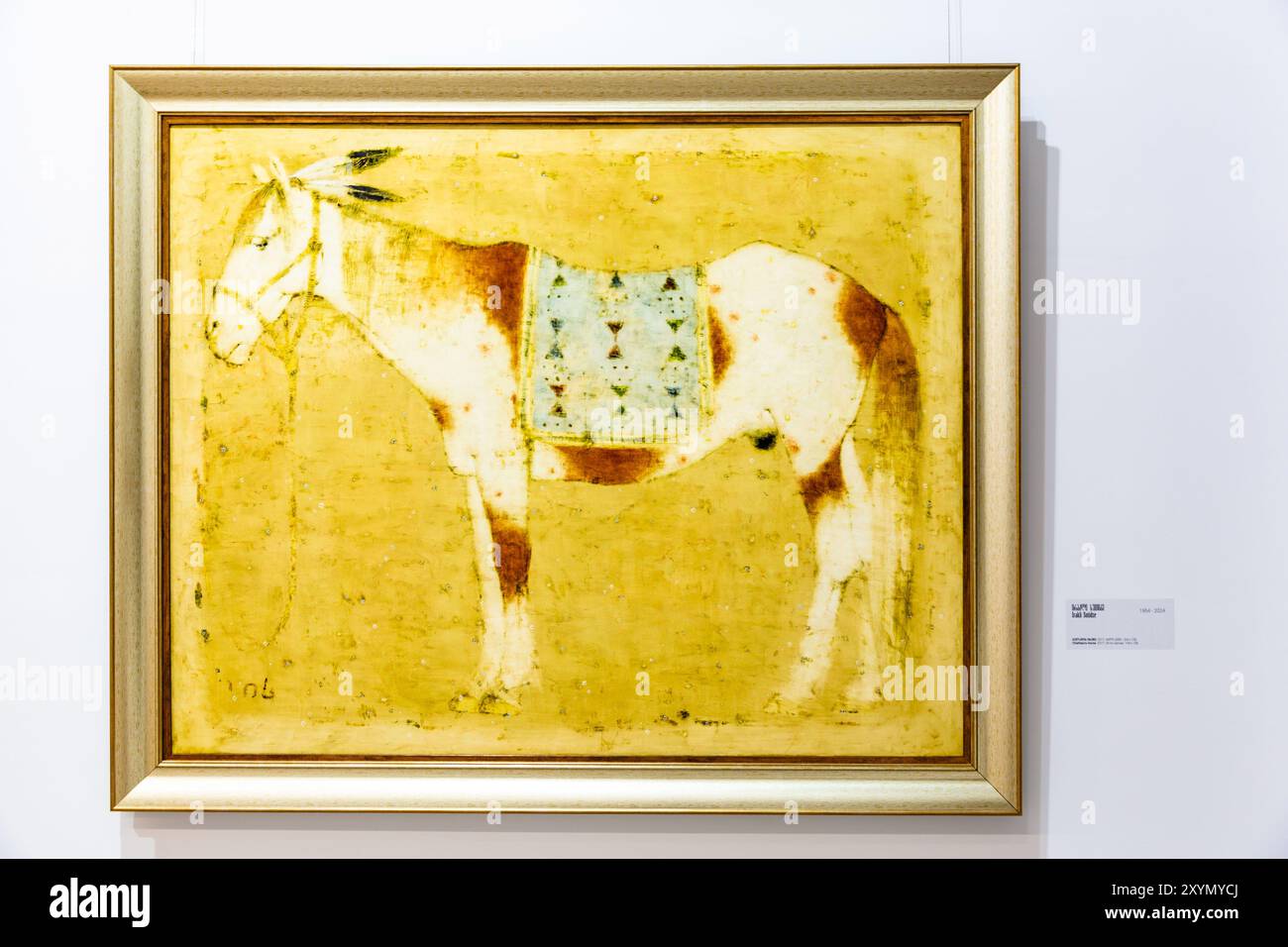 Tbilisi, Georgia - 14 AUG, 2024: Artworks by Georgian artists displayed ...