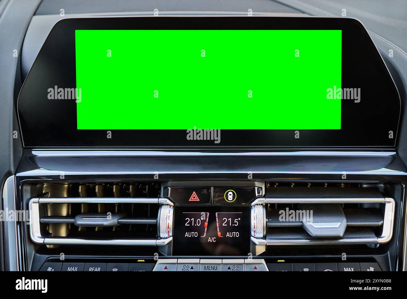 Monitor in car isolated blank screen for navigation maps and GPS ...