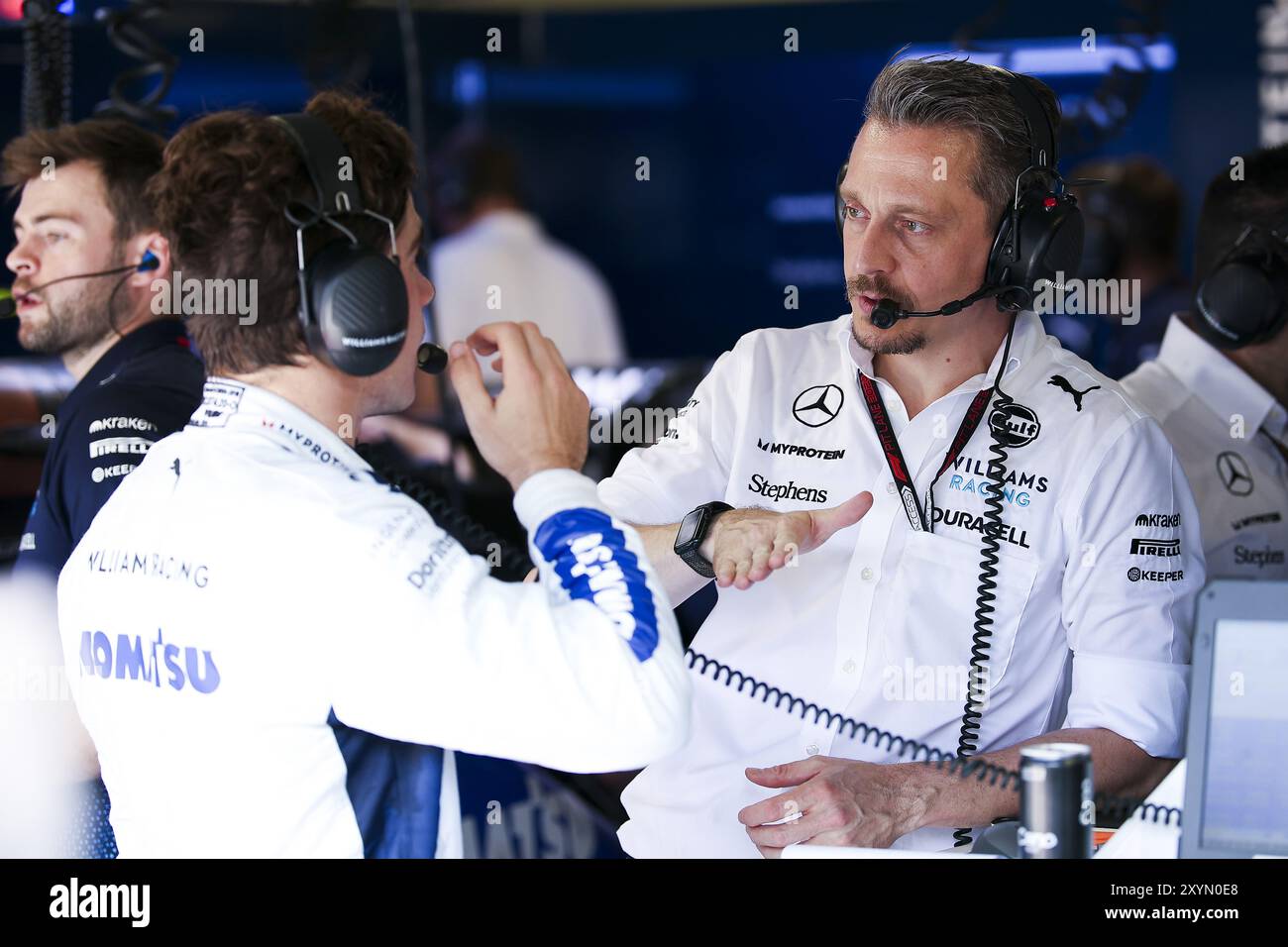 JEGO Gaetan, Senior Race engineer of Williams Racing and COLAPINTO ...