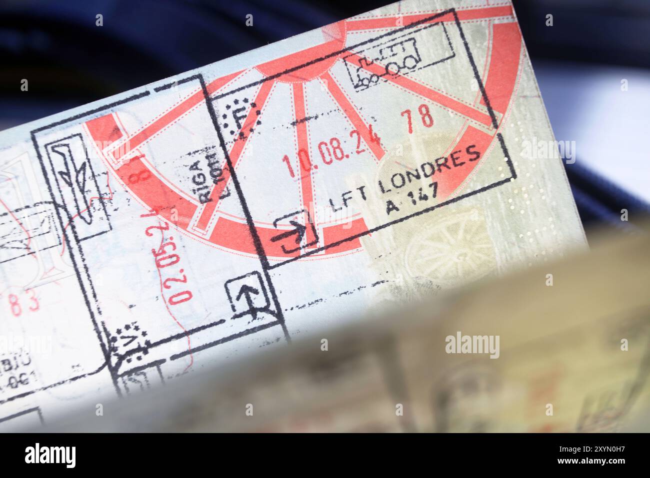 Post Brexit stamps in passports for travel to the Schengen zone, which ...