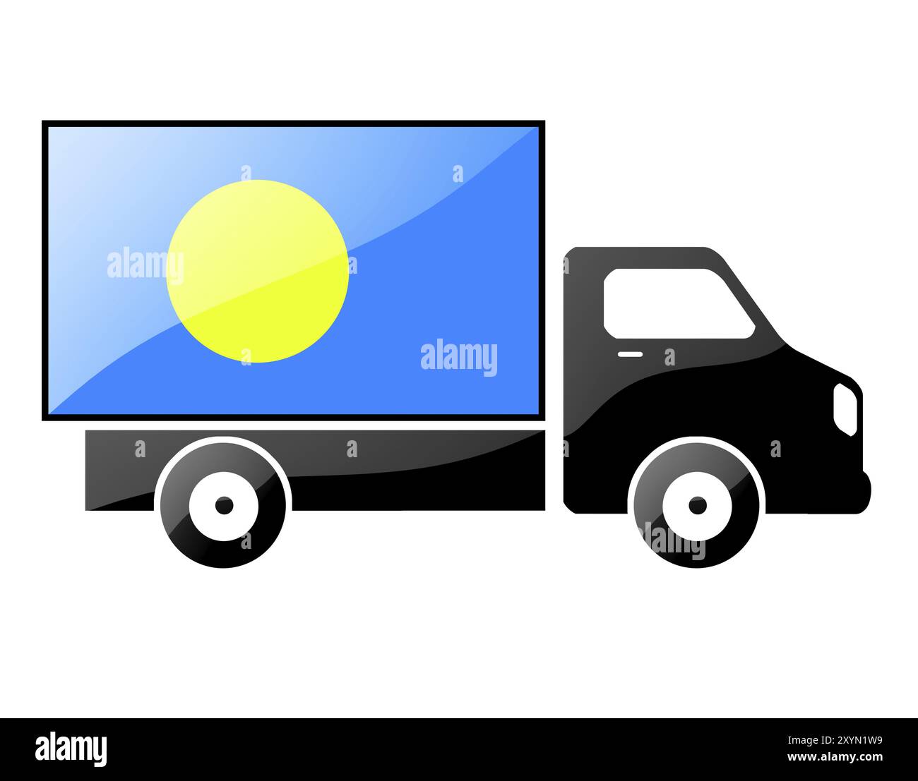 Micronesia painted flag Cut Out Stock Images & Pictures - Alamy