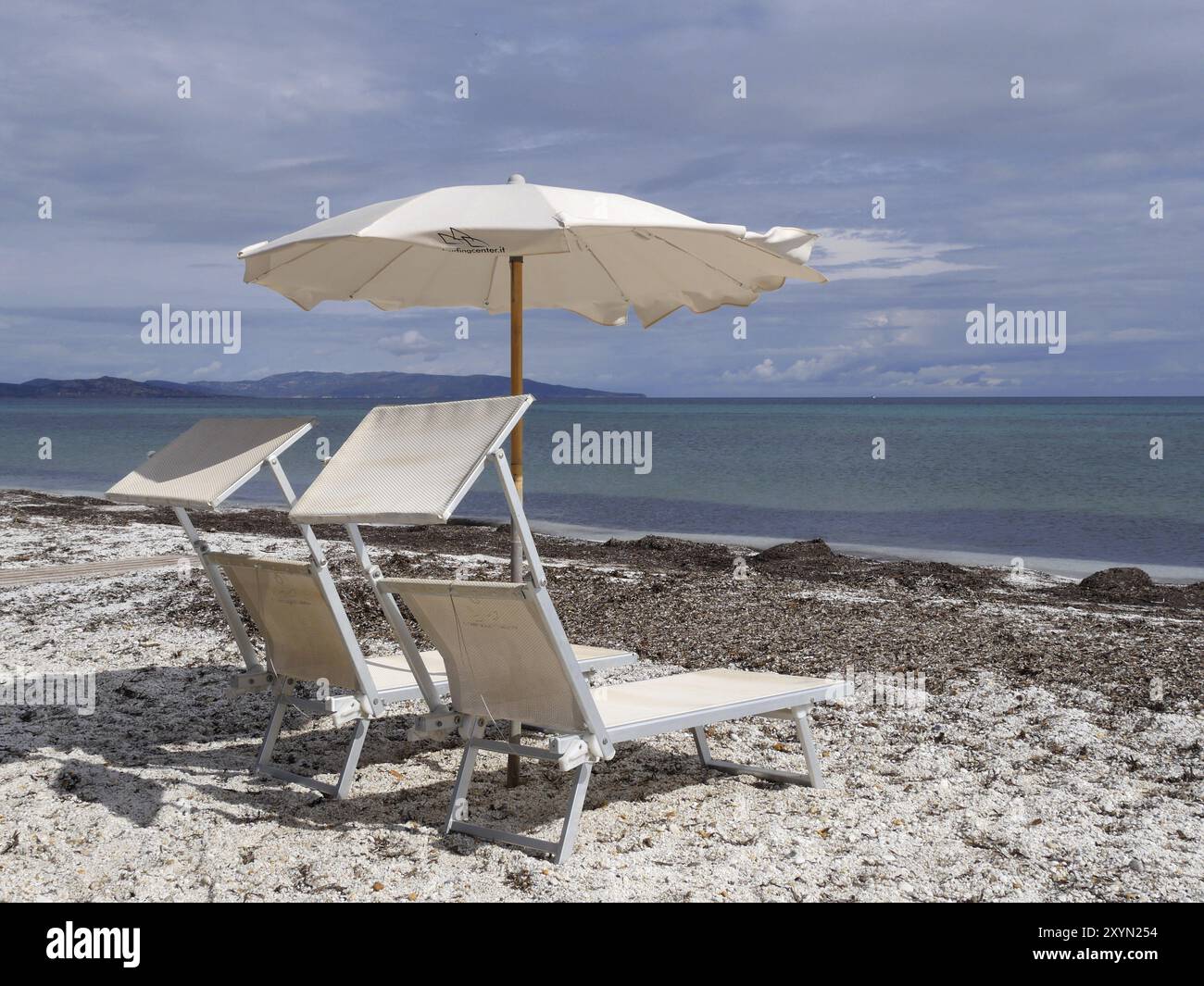 On the beach at Surfpoint Stintino in Sardinia Stock Photo - Alamy