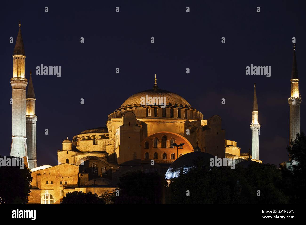 Turkey, city of Istanbul, Hagia Sophia, Church of the Holy Wisdom ...