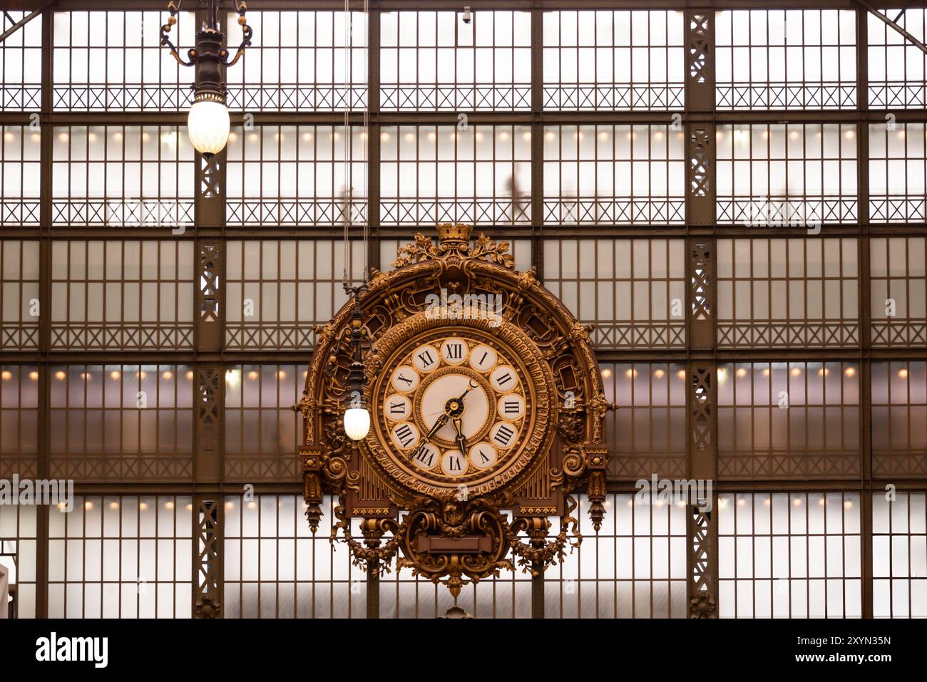 Famous clock in Orsay Museum in Paris, France Stock Photo - Alamy