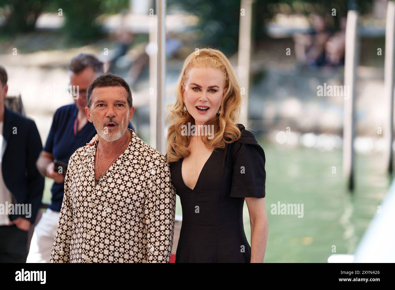 VENICE, ITALY - AUGUST 30 2024 - Nicole Kidman, Antonio Banderas ...