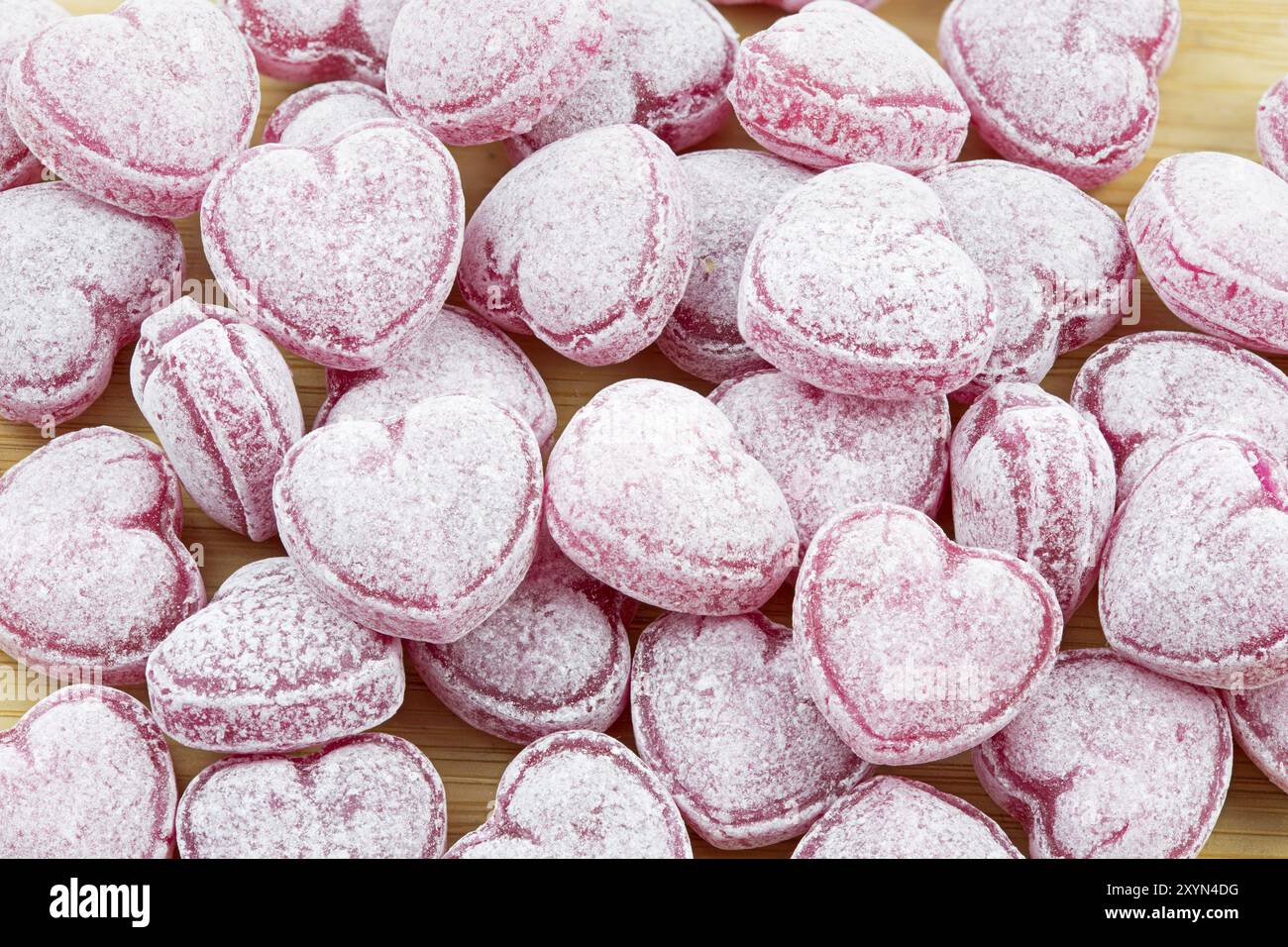 Heart-shaped sweets, full-size Stock Photo - Alamy