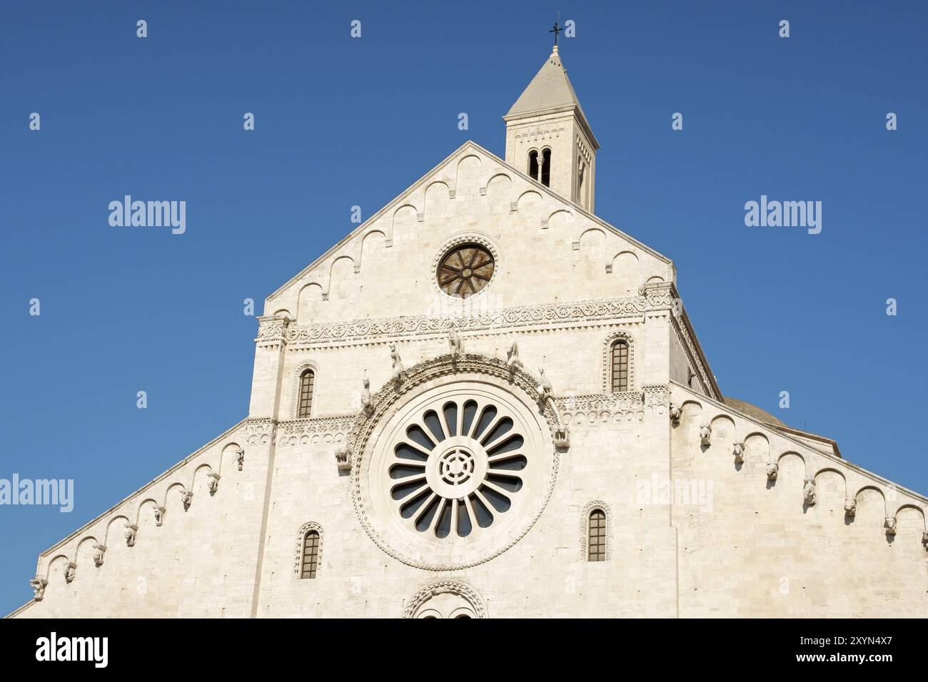 The Basilica of Saint Nicholas in Bari, in Romanesque style, was built ...