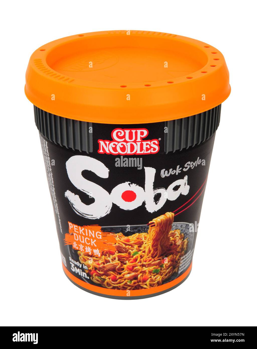 Soba cup noodles Peking duck wok style flavour instant noodles in a 90g ...