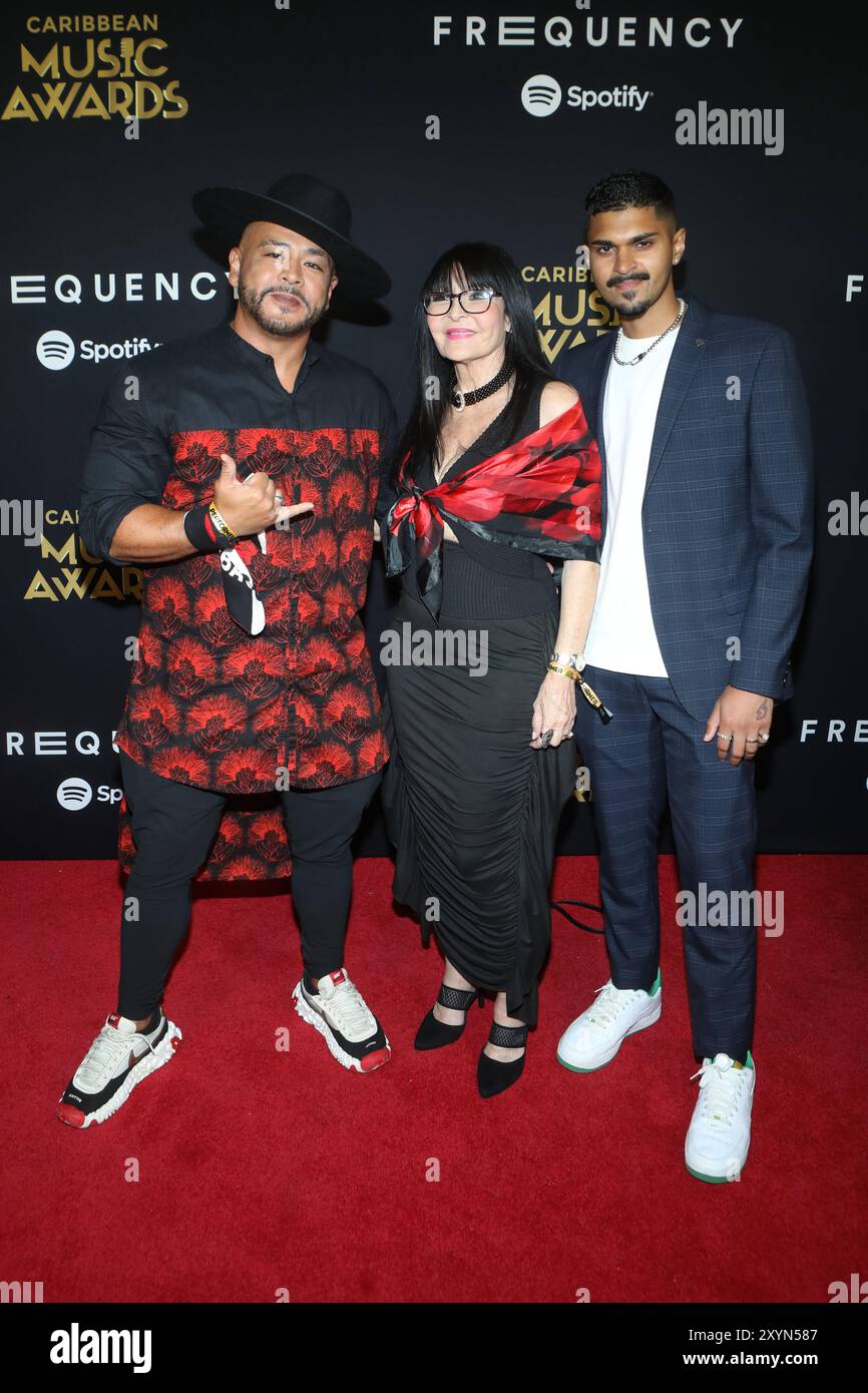 New York, United States. 29th Aug, 2024. Jonny Mack, Sonia Mack and ...