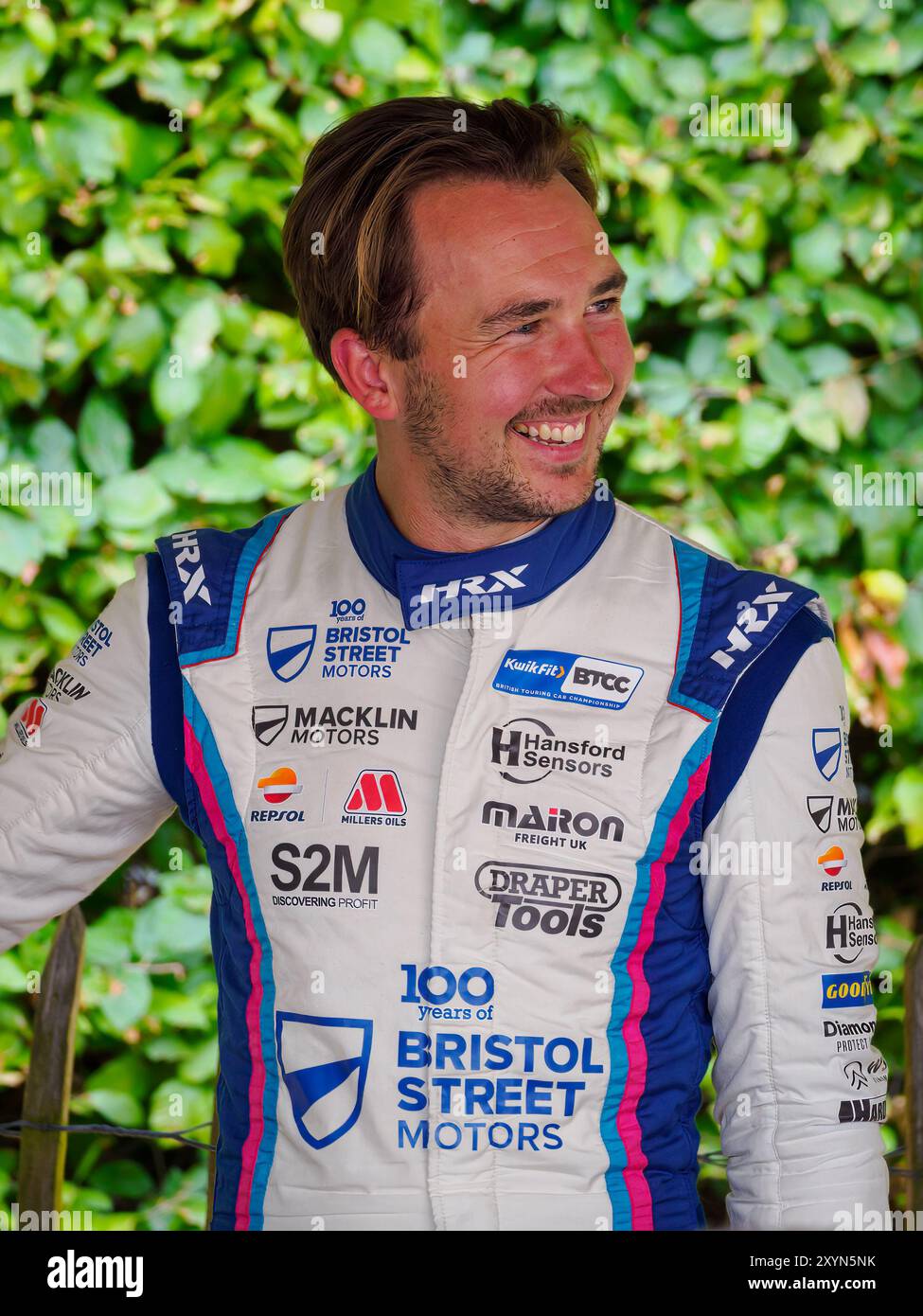 BTTC racing driver Tom INGRAM at the Goodwood Revival test day 2024 ...