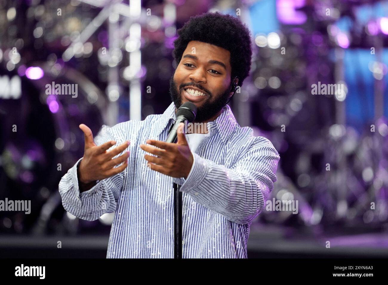 Khalid performs on NBC's Today show at Rockefeller Plaza on Friday, Aug ...