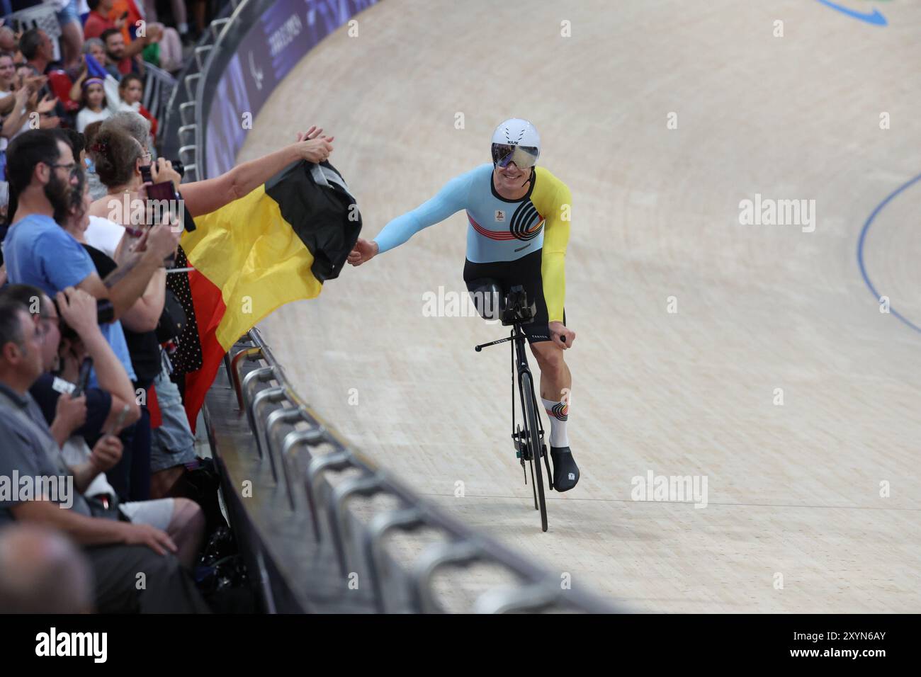 Paris, France. 30th Aug, 2024. Paralympic cyclist Ewout Vromant ...