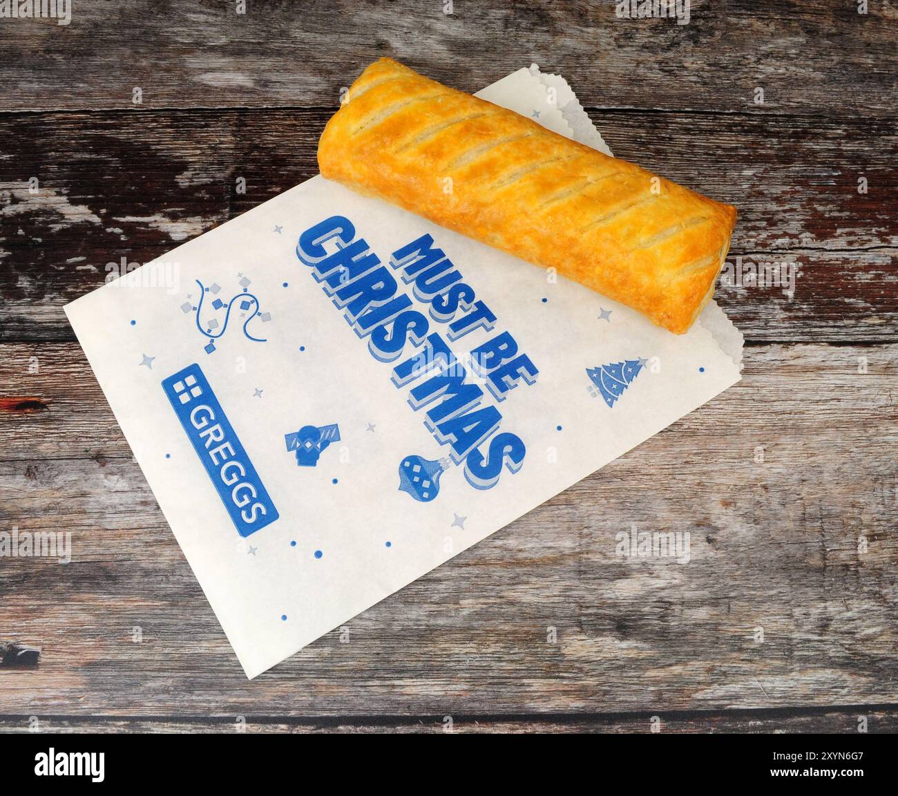 Greggs sausage roll and bag hi-res stock photography and images - Alamy