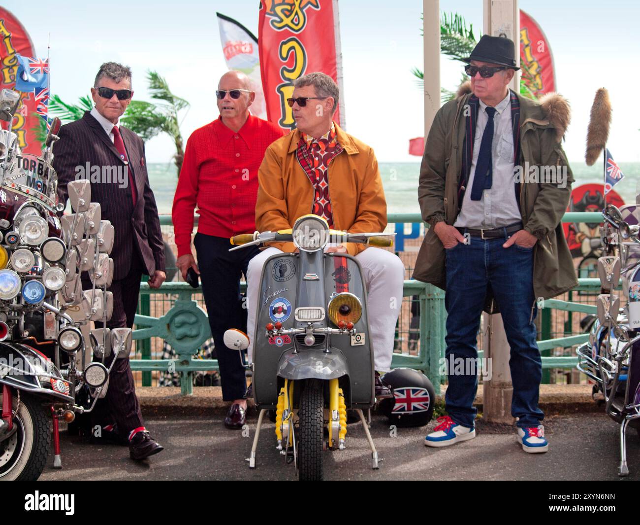 The Brighton Mod Weekender 2024 Stock Photo - Alamy