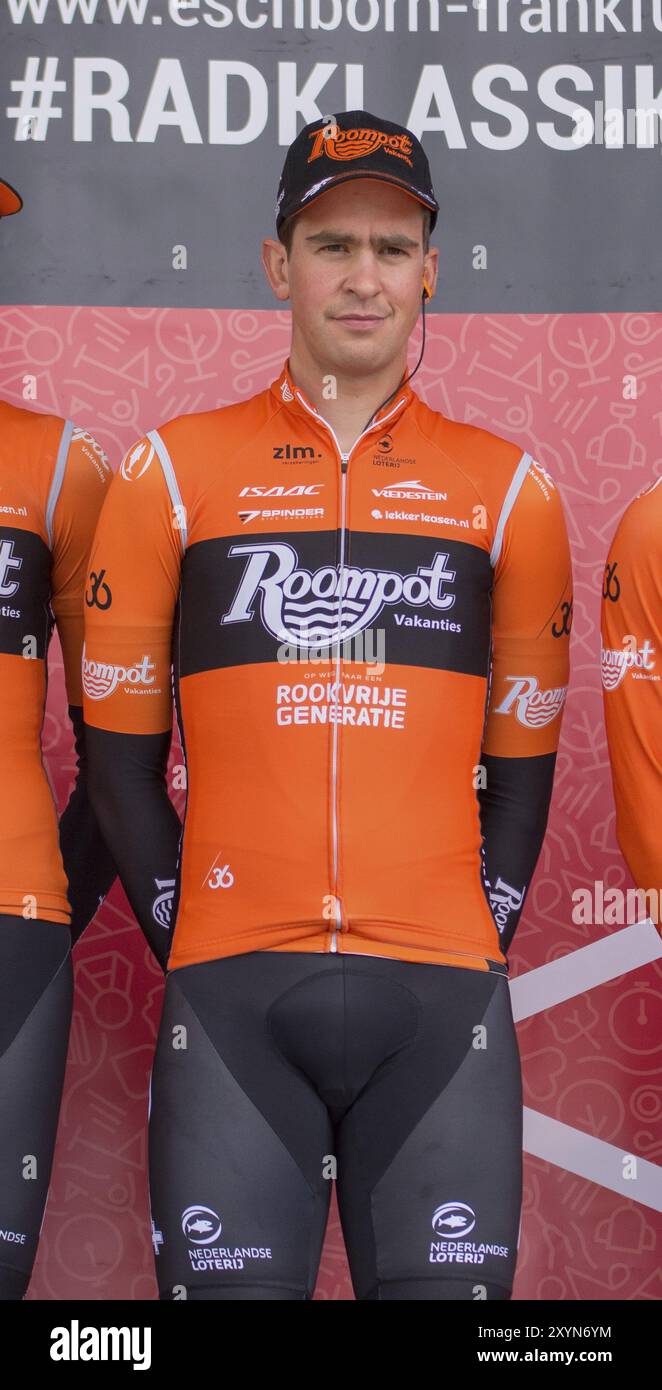 ESCHBORN, GERMANY, MAY 1st 2018: Brian Van Goethem (Roompot-Nederlandse ...