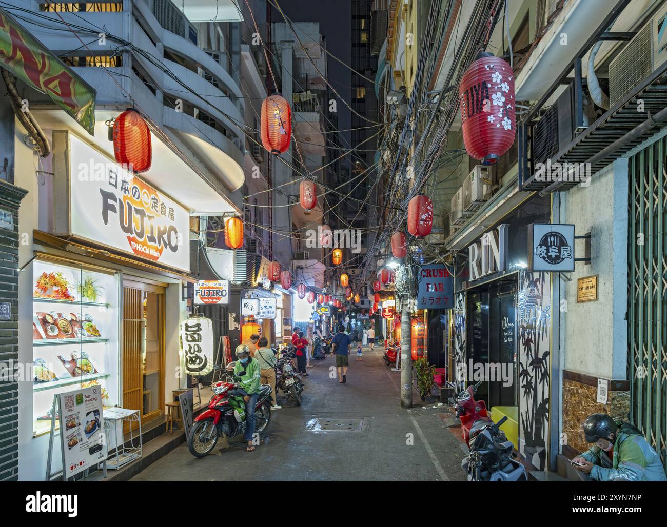 Saigon Japan Town by night, Ho Chi Minh City, Vietnam, Asia Stock Photo ...