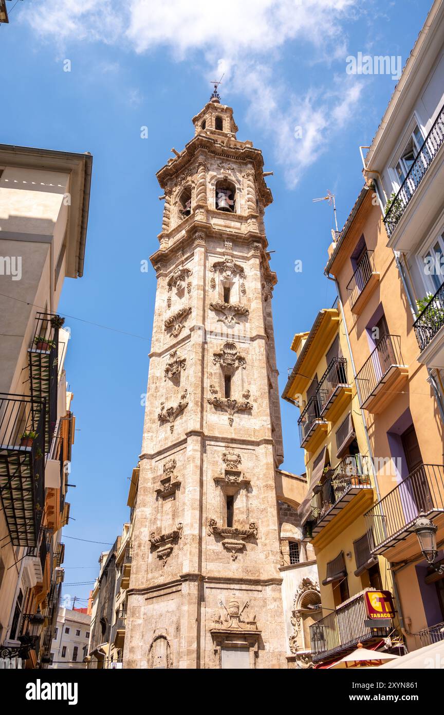 Valencia, Spain - August 5, 2024: Views of Valencia's Santa Catalina ...