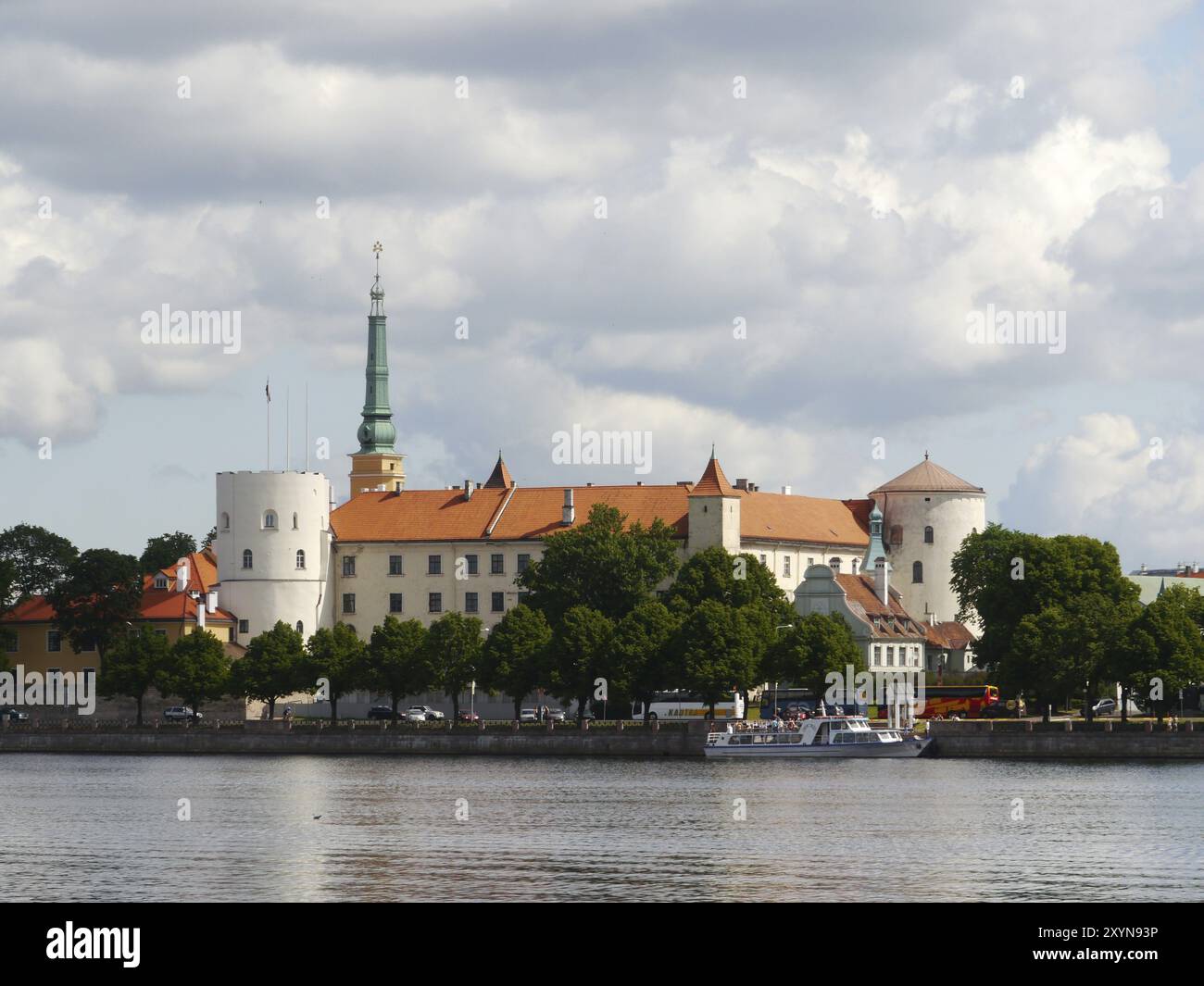 The Riga Castle Stock Photo - Alamy