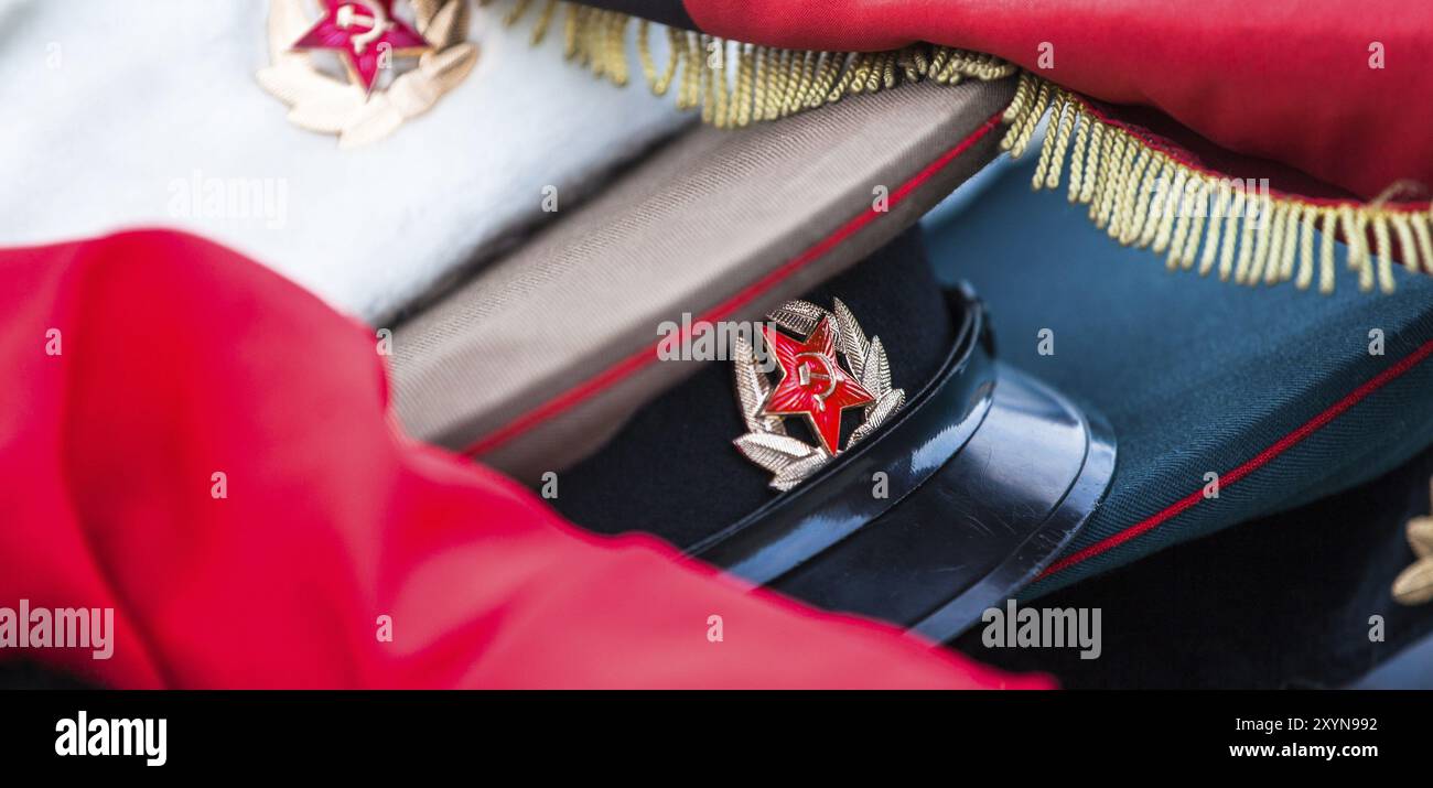 Cap with communist symbol Stock Photo - Alamy