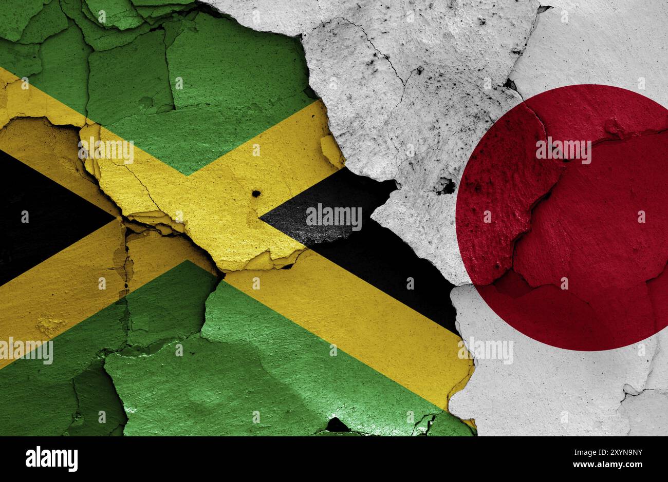 Jamaica japan flag hi-res stock photography and images - Alamy