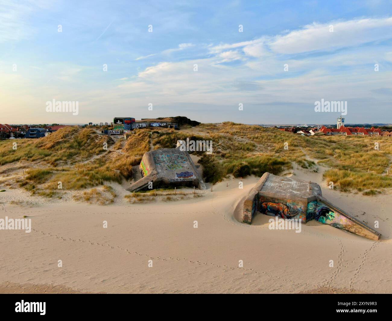 Bunker in Calais, France, WW2 Stock Photo - Alamy