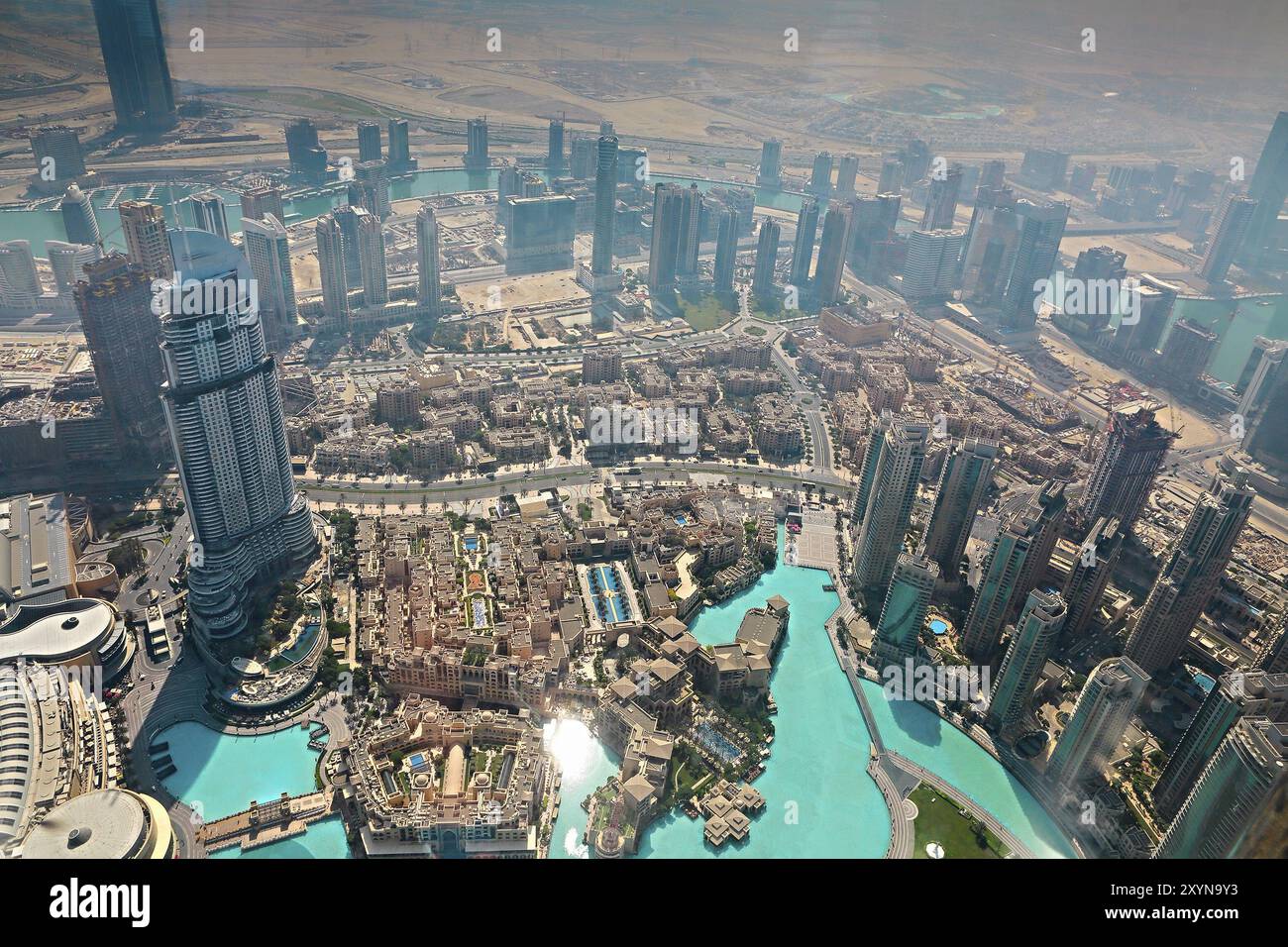 Dubai, UAE. Aerial view from the height of Burj Khalifa Stock Photo - Alamy