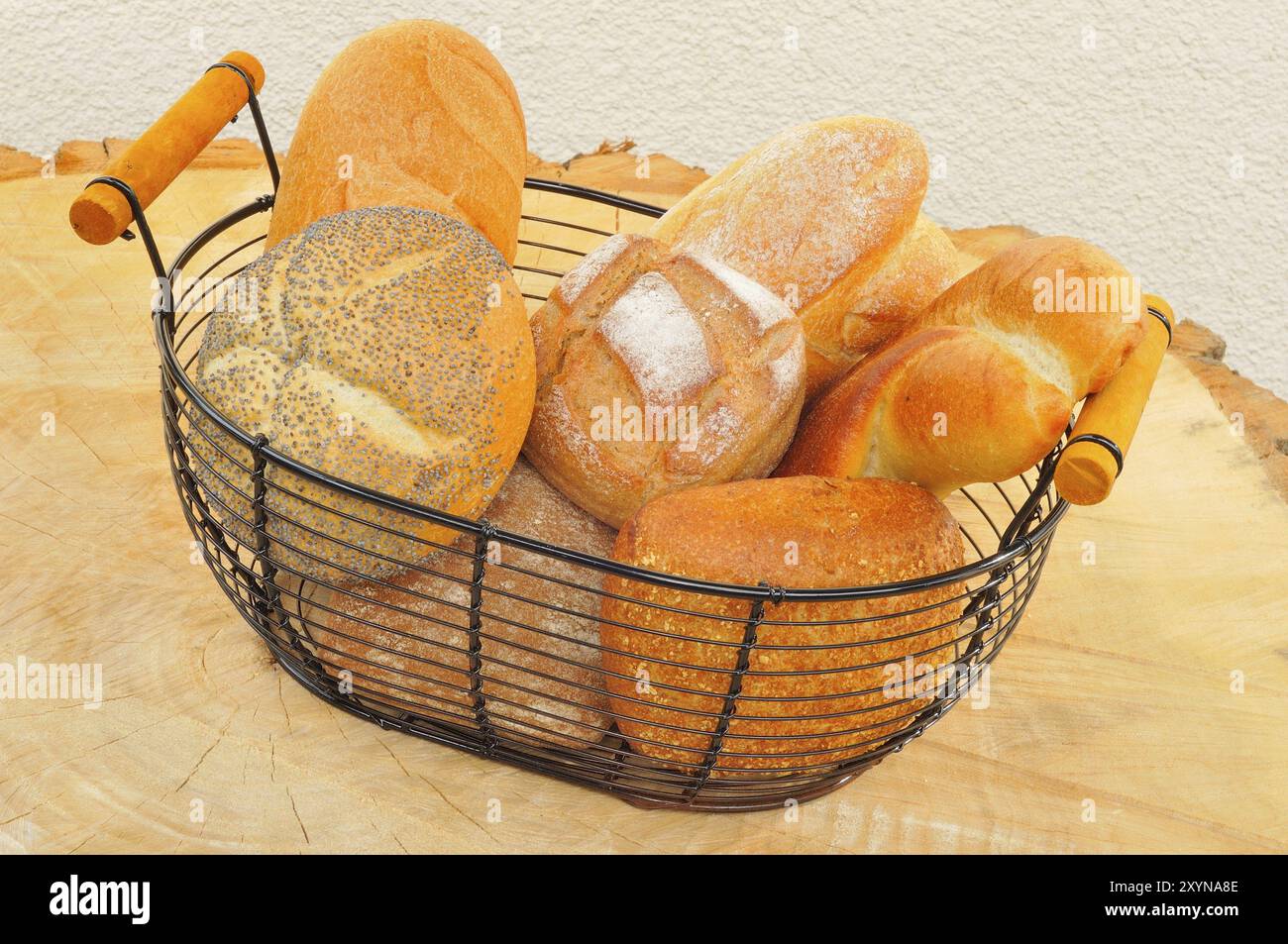 Basket various buns in hi-res stock photography and images - Alamy