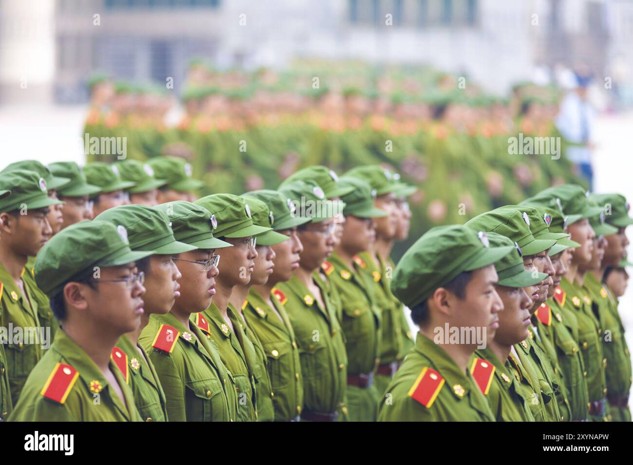 Chinese communist military training exercise hi-res stock photography ...