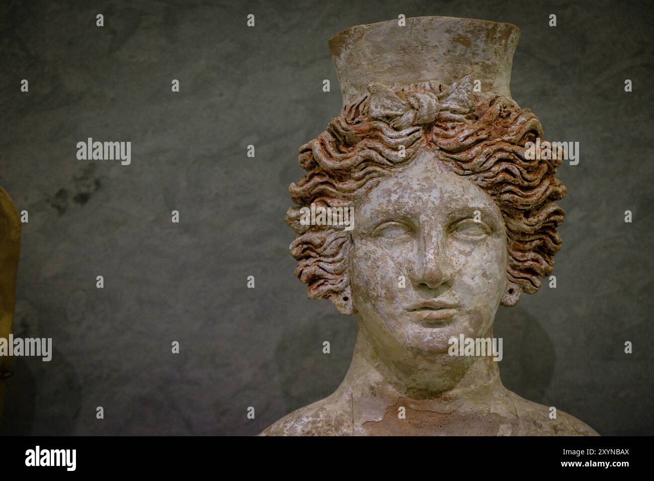 Tanit, female bust imported from Sicily, 400-300 BC, Archaeological ...