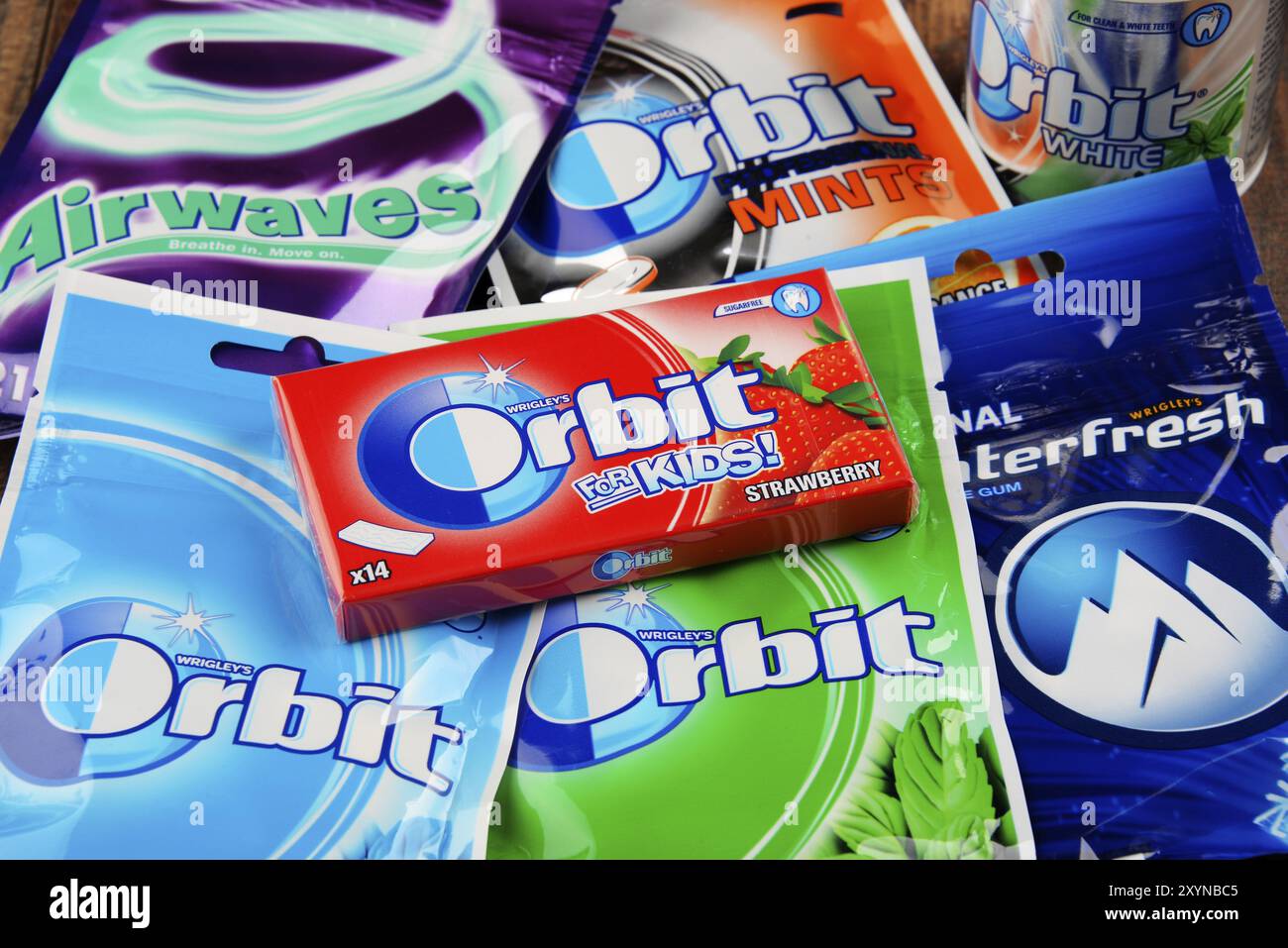 Flagship products of Wrigley Company, the largest manufacturer and ...